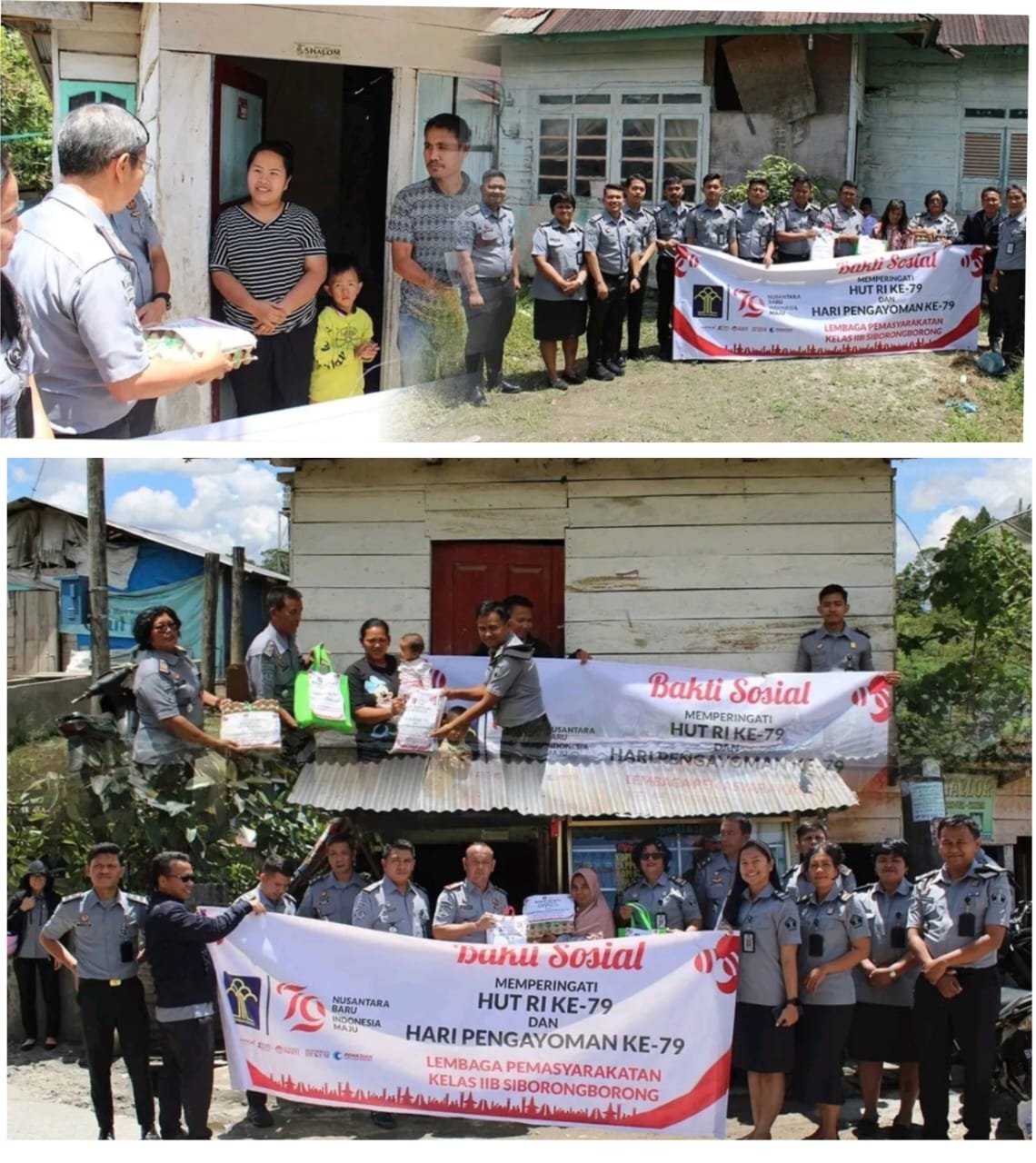 Peringatan HUT RI Ke-79 dan HUT Pengayoman Ke-79, Lapas Kelas IIB ...