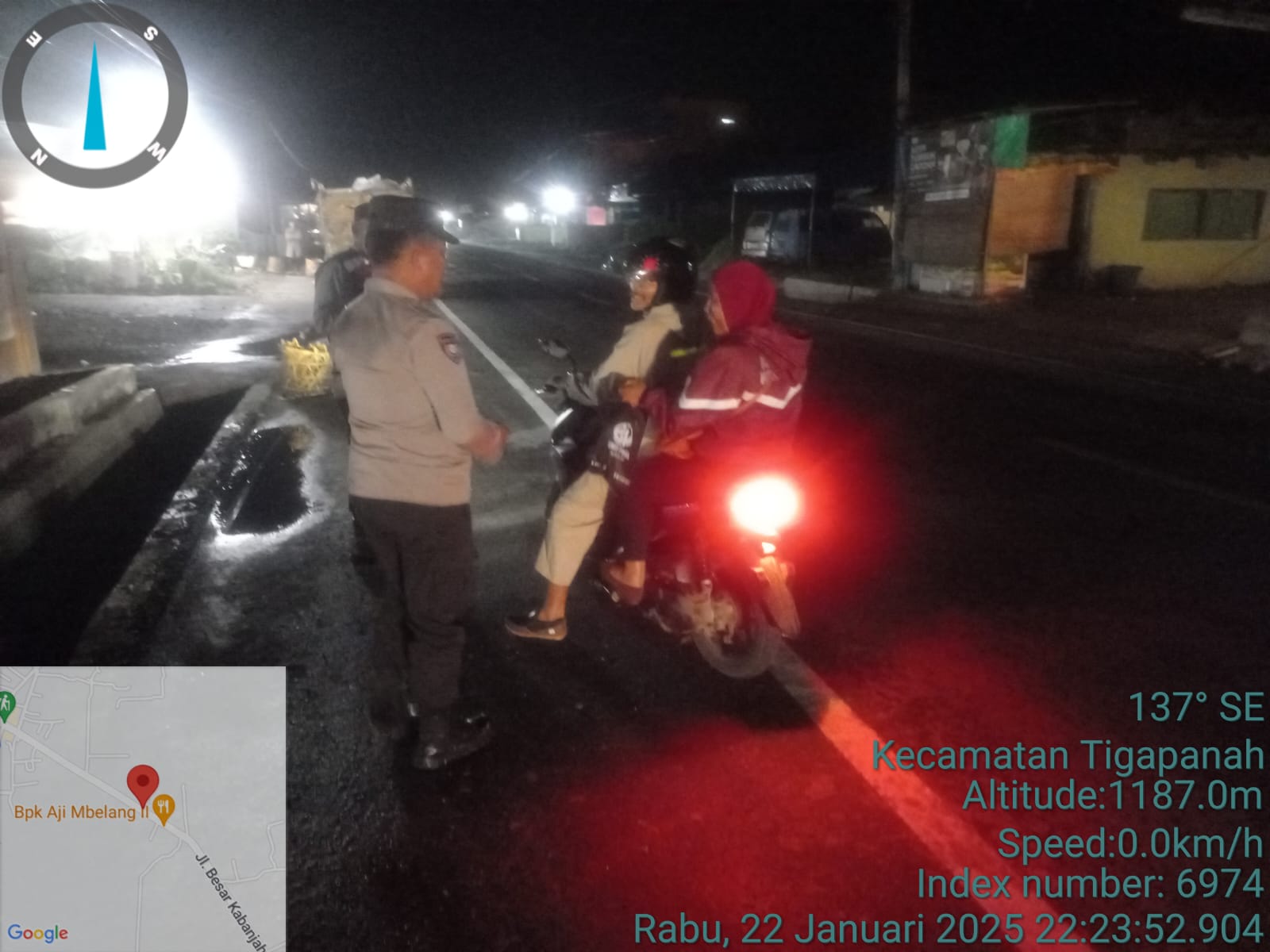 Antisipasi Geng Motor dan Balap Liar Polsek Tigapanah Gelar Patroli di Jalur Kabanjahe - Merek