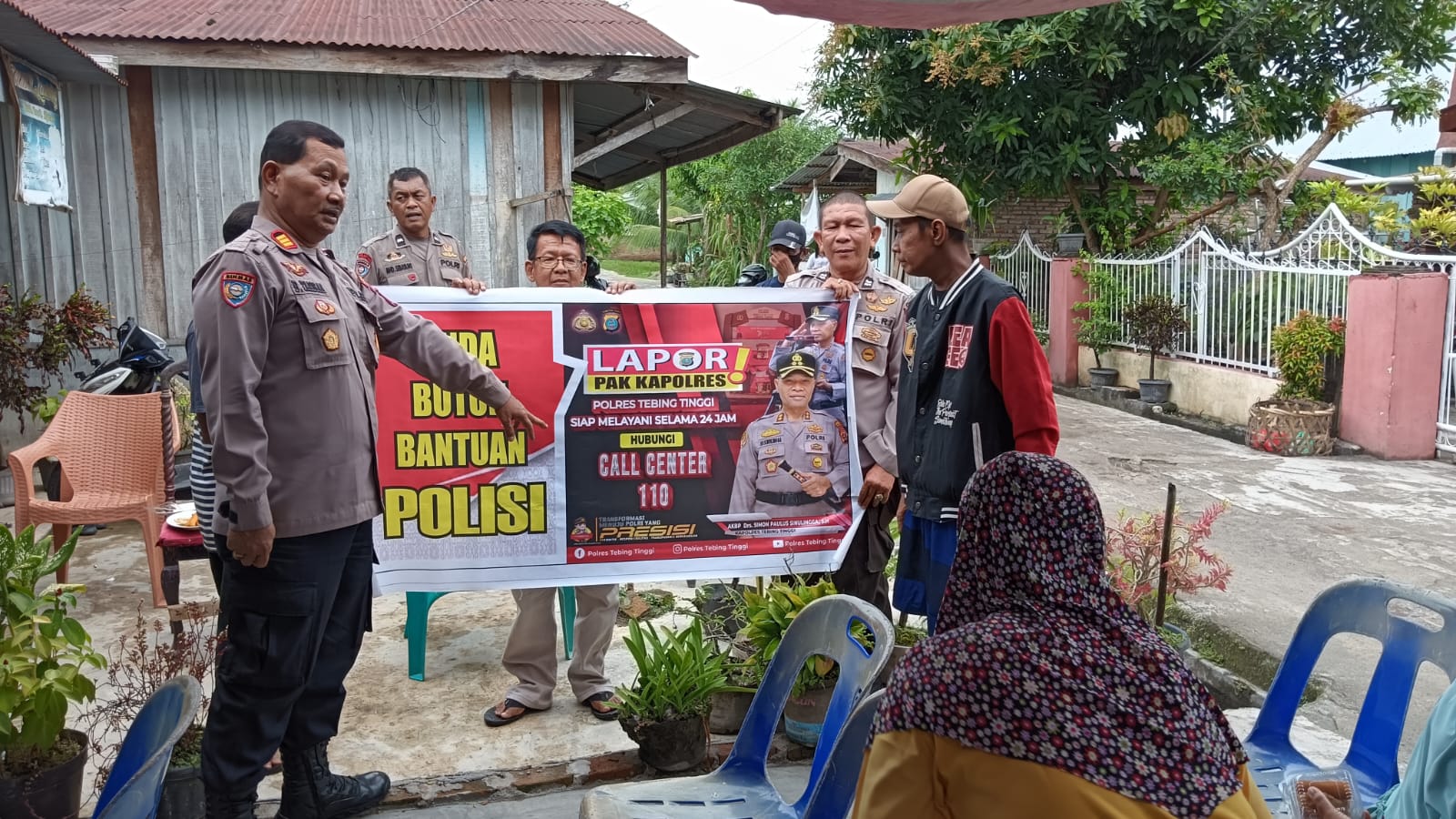 Polres Tebing Tinggi Sosialisasikan Layanan Pengaduan Call Center 110 ...